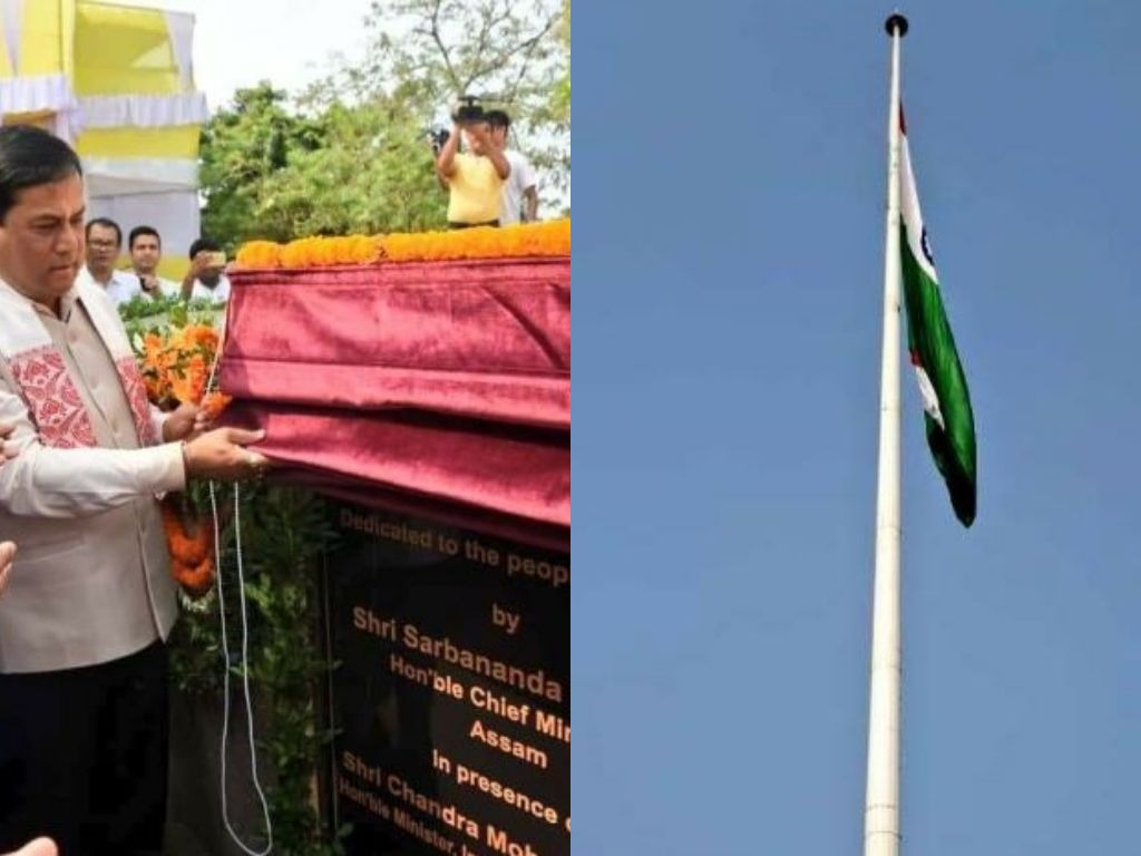 Sarbananda Sonowal inaugurates India's tallest flag in Guwahati ...