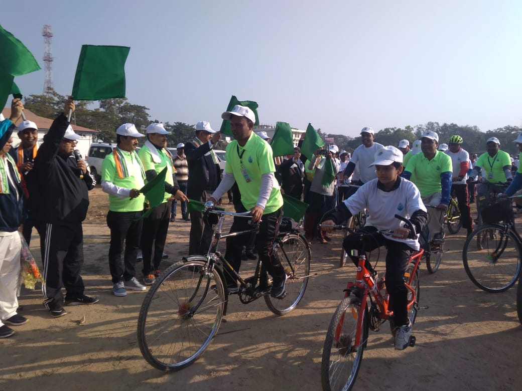 'Let's ride bicycle': along with 200 cities of India Silchar also ...