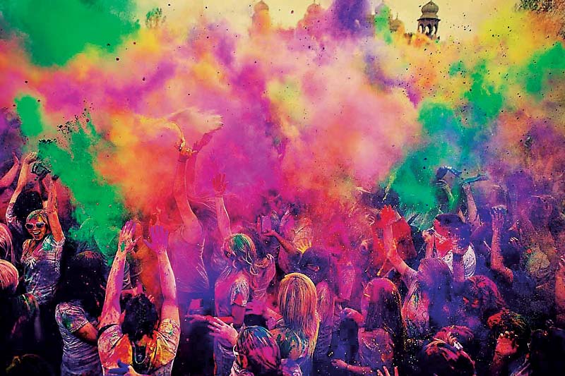 Holi, the festival of colours, splashes your mind with colours. - Barak ...