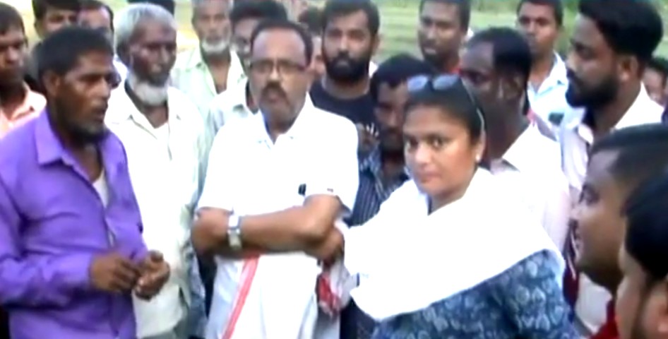 Eviction in Rajanikhal: Sushmita Deb meets affected people - Barak Bulletin