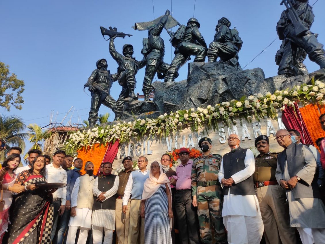 Assam's First Kargil War Memorial Statue Built in Tarapur, Silchar ...