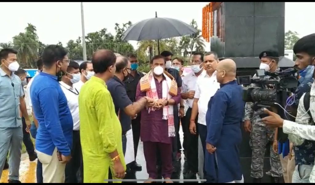 CM Himanta Biswa Sarma reaches Silchar; Visits RSS office after paying ...