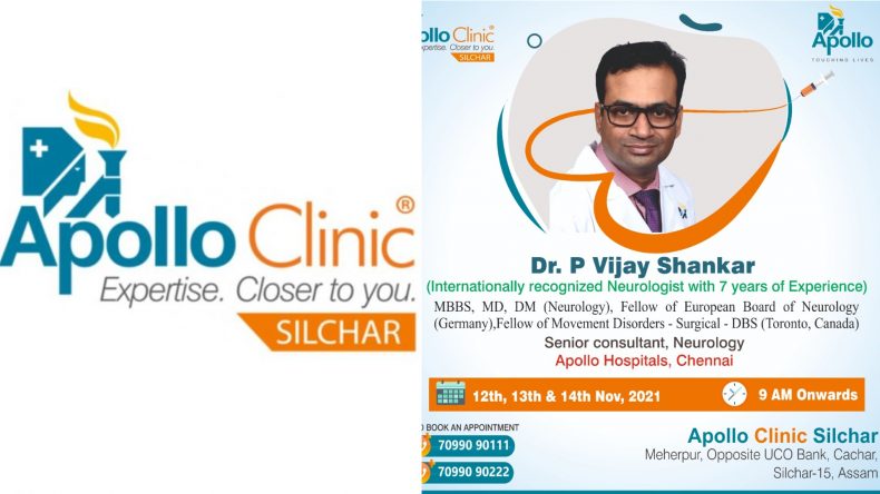 Apollo Chennai's neurologist Dr. P Vijay Shankar to visit Silchar; Will ...