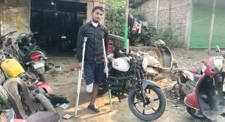 Meet Silchar boy who didn't give up after accident; Modified Pulsar ...