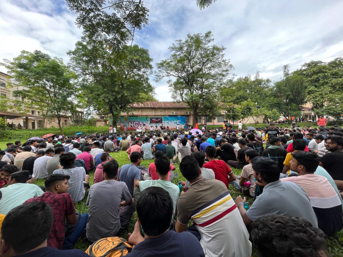 NIT students sit for indefinite hunger strike at the campus demanding ...